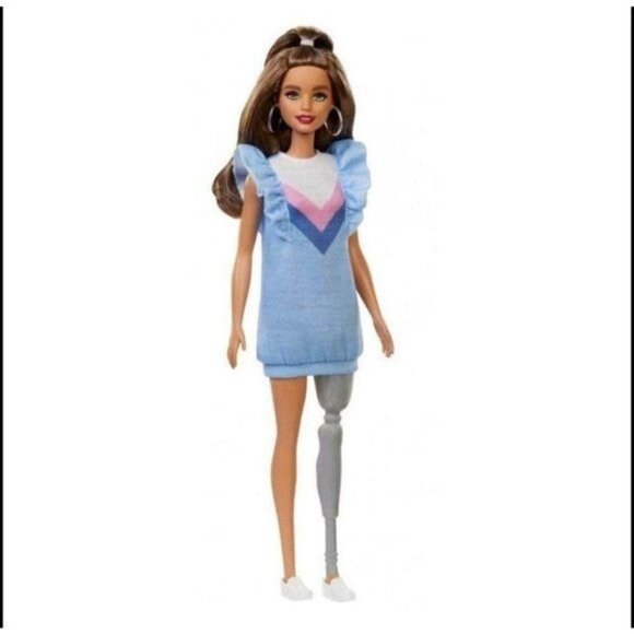 Barbie | Toys | Barbie Fashionistas Doll 21 Brunette Hair Prosthetic ...